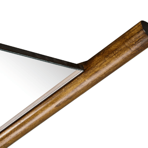 Lay Leaning Mahogany Mirror – Basics Home
