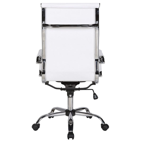 Studio White Highback Mesh Office Chair – Basics Home