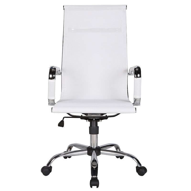 Studio White Highback Mesh Office Chair – Basics Home